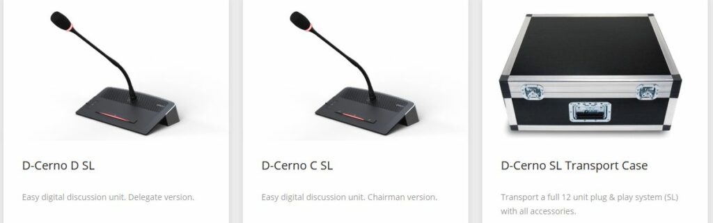 D-Cerno – Televic – Ausgesuchte, moderne Konferenztechnik