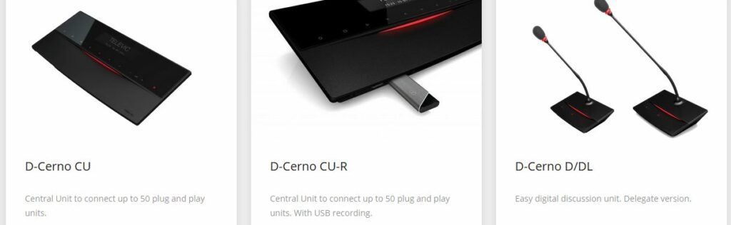 D-Cerno – Televic – Ausgesuchte, moderne Konferenztechnik